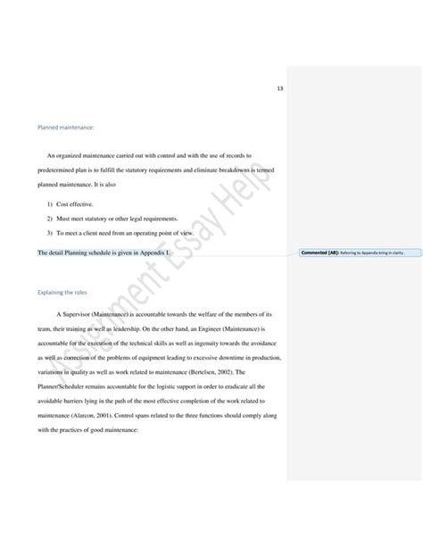 Management Assignment Sample On Asset Maintenance Management Pdf Management Assignment Sample On Asset Maintenance Management Pdf