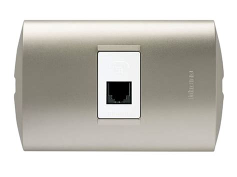 Conector Rj11 Telefonico Color Blanco Perla