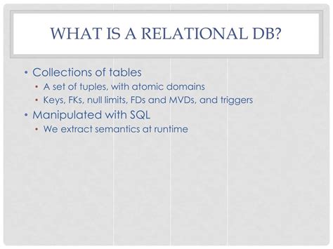 Ppt Object Relational Databases Powerpoint Presentation Free