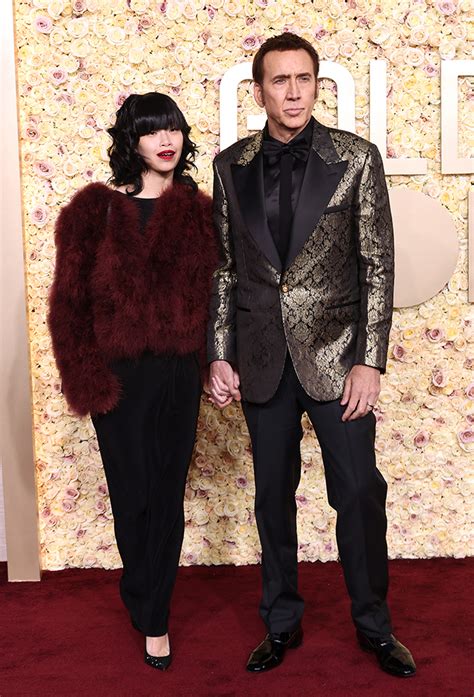 니콜라스 케이지 29세 연하 日아내와 시상식 참석…화려한 패션