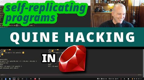 Quines In Ruby Self Replicating Computer Programs Youtube
