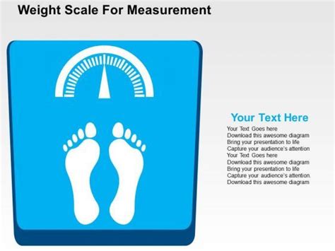 Weight Scale For Measurement PowerPoint Template