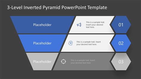 3 Level Inverted Pyramid Powerpoint Template 3 Level Inverted Pyramid Powerpoint Template