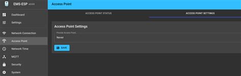 WLAN AP Still Active Even If Turned Off Issue Emsesp EMS ESP GitHub