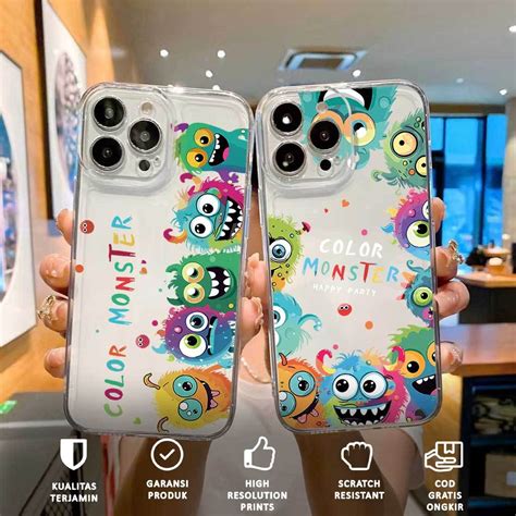 Jual Case Samsung Galaxy A A S Motif Monster Clear Case Softcase Bening Tebal Casing Hp