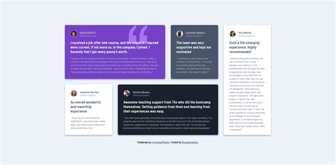 Github Kofi Skripts Testimonial Grid Design