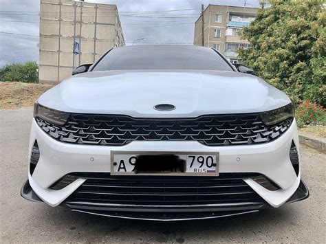 Как без колхоза то)))) губа на бампер — KIA K5 (3G), 2 л, 2020 года ...
