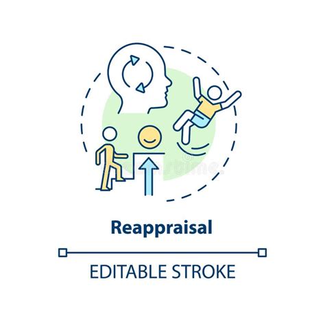 Reappraisal Concept Icon Stock Vector Illustration Of Editable 251935549
