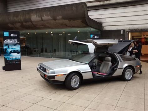 On Back To The Future Day Deloreans Get Self Driving All Electric Makeovers