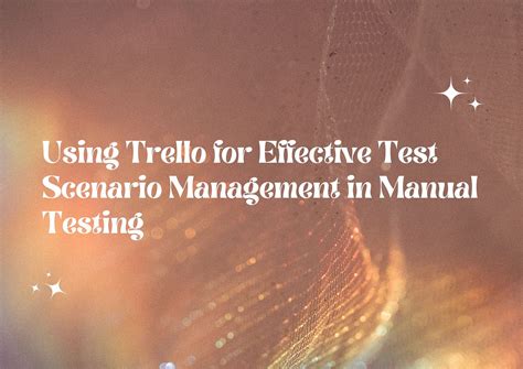Test Scenario In Manual Testing Importance And How To Write It By