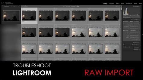 After Importing Raw Photos Into Lightroom Turns Dark Solved Youtube