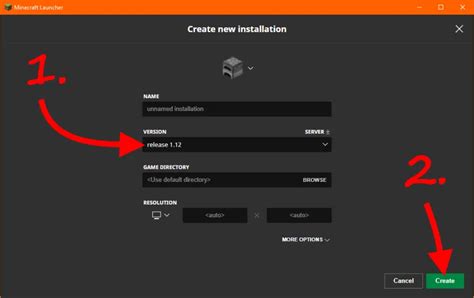 how to install select profile version webp [wurst wiki]