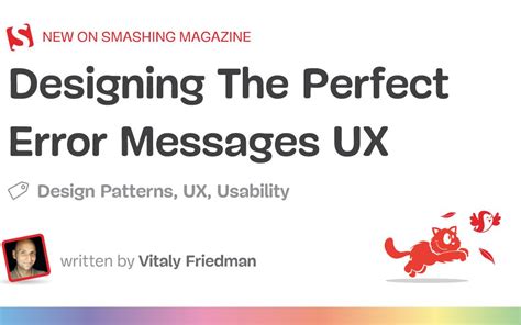 designing better error messages ux — smashing magazine kerbco web
