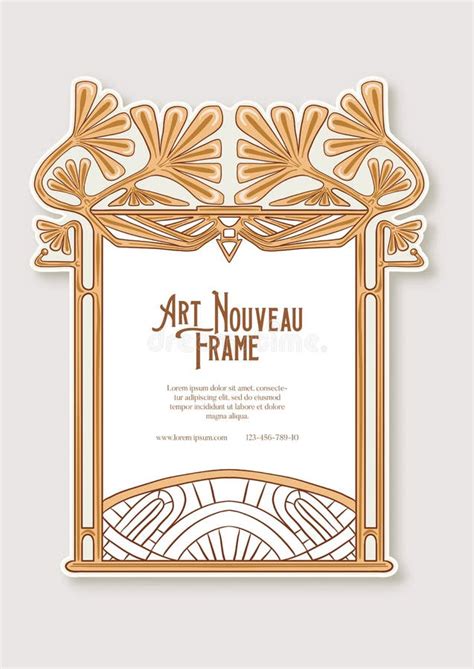 Label Decorative Frame Border Stock Vector Illustration Of Product Colored
