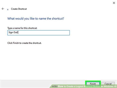 How To Create A Logout Shortcut Button On Windows 10 5 Steps