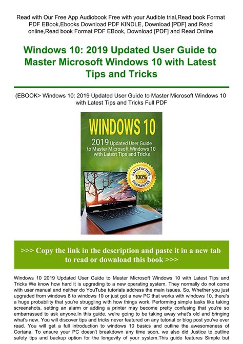 Ebook Windows Updated User Guide To Master Microsoft Windows With Latest Tips And