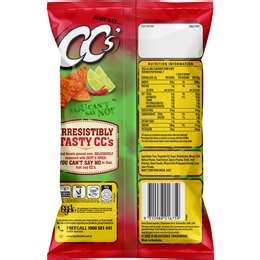 Cc S Corn Chips Chilli Lime G Woolworths