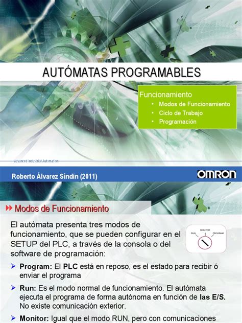 Autómatas Programables Funcionamiento Pdf Programa De Computadora