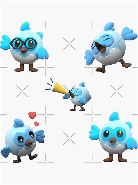 Flutter Dash Bird Collection Sticker For Sale By Tshirtsandme Redbubble