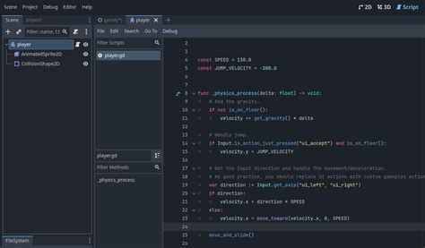 Brackeys Tutorial Character Wont Move Programming Godot Forum