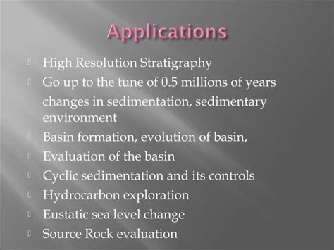 Sequence Stratigraphy And Its Applications Ppt Geology Science
