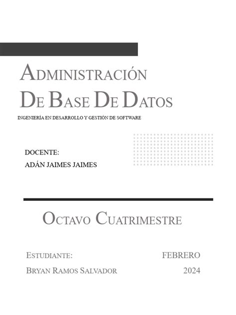 bases de datos pdf mi sql bases de datos