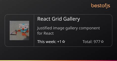 Best Of Js • React Grid Gallery