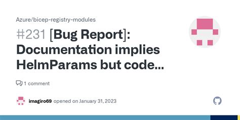 [bug report] documentation implies helmparams but code requires