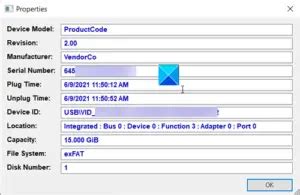 Display A Log Of All USB Drives Plugged To Your Windows Computer