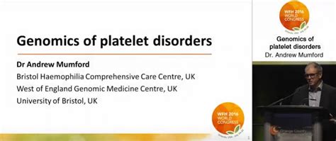 Genomics Of Platelet Disorders Elearning Platform