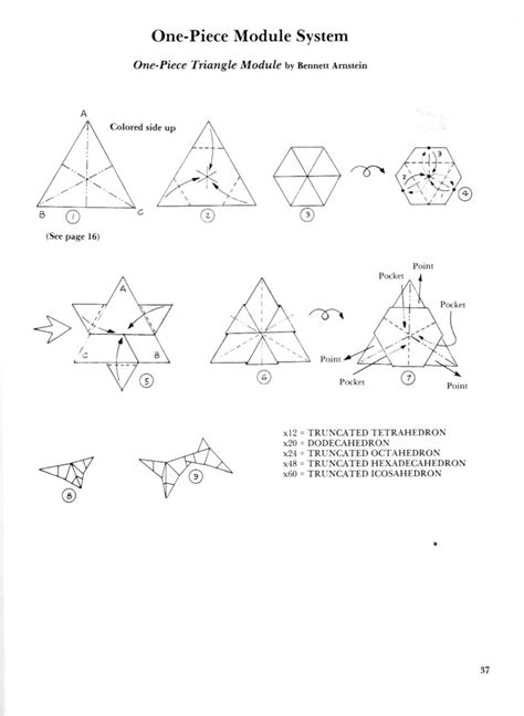Origami 3d Geometric Modular Polyhedra Ruby Book Origami