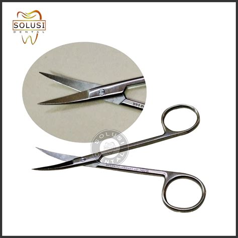 Jual Dental Gum Scissors Gunting Operasi Bedah Straight Curved Bengkok Shopee Indonesia
