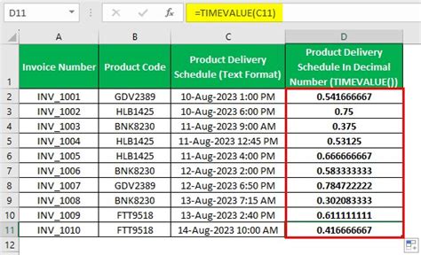 TIMEVALUE Excel Formula Examples Convert Text To TimeValue