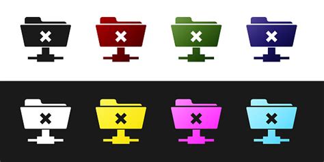 흑백 배경에서 Ftp 취소 작업 아이콘을 설정 합니다 소프트웨어 업데이트 전송 프로토콜 라우터 팀워크 도구 관리 복사 프로세스의 개념 벡터 일러스트 0명에 대한 스톡 벡터