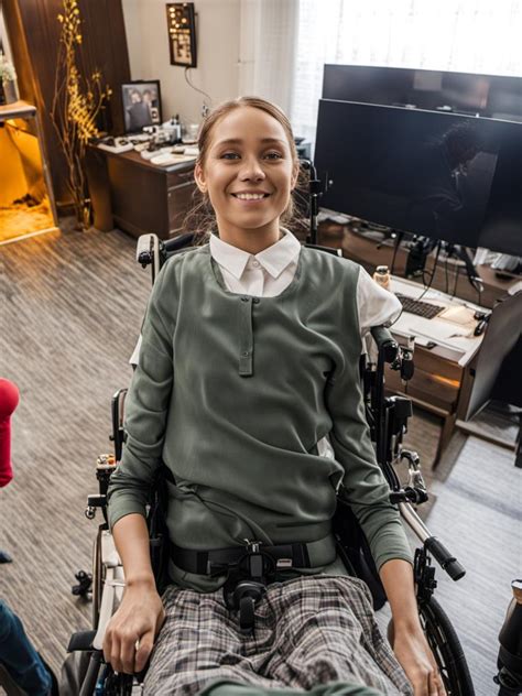 Thin Quadriplegic Girl In Wheelchair By Steveh51 On Deviantart