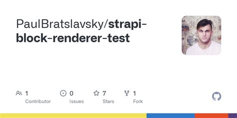 Github Paulbratslavskystrapi Block Renderer Test