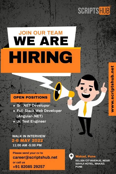 Scriptshub Technologies Global On Linkedin Hiring Experience Team