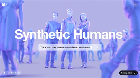 AI Synthetic Humans Curated Design