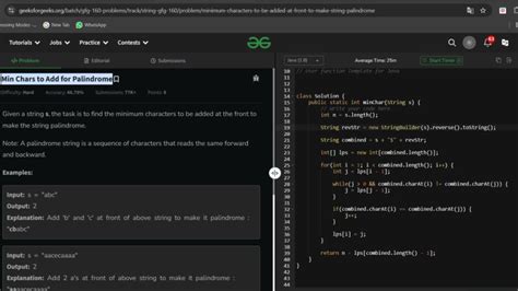 Gfg160days Problemsolving Codingjourney Dsa Java Sanjana Yadav