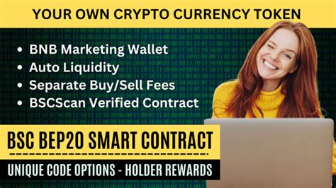 Create Your Crypto Currency Token On Bsc By Gentokens Fiverr