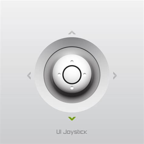 Premium Vector Joystick Ui Button Design