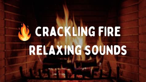 Burning fireplace with crackling fire sounds for sleep and relaxation || The Meditation ...