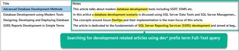 Implementing Full Text Search In Sql Server 2016 For Advanced Users Coding Sight