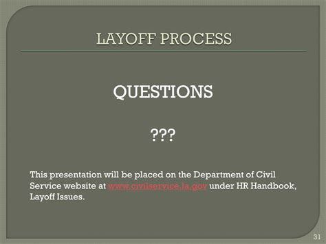 Ppt Layoff Workshop Powerpoint Presentation Free Download Id 4049809