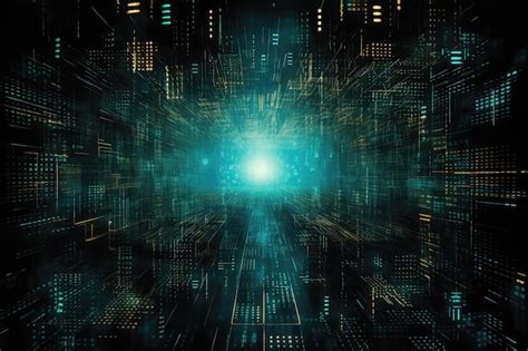 Premium Photo Abstract Illustration Of Blockchain Data Encryption