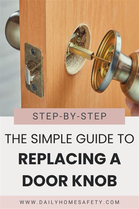 How to Replace Your Door Knob: A Step-by-Step Guide in 2025 | Door knobs, Old door knobs, Diy ...