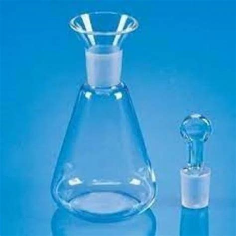 Borosilicate Glass Conical Borosil Iodine Flask For Chemical Laboratory Capacity 250 Ml At Rs