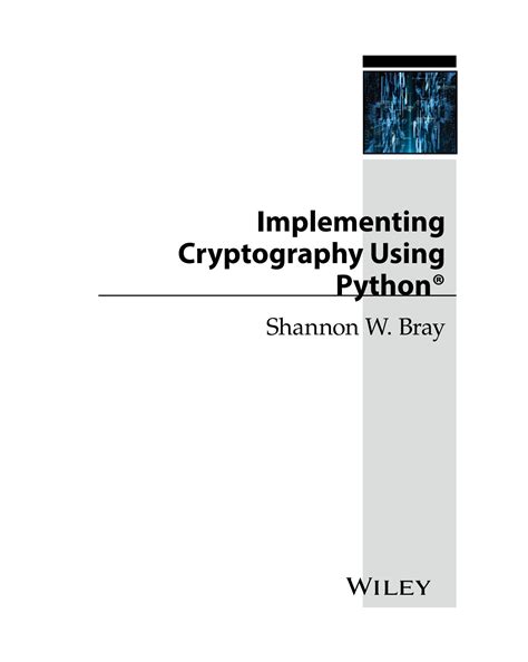SOLUTION Implementing Cryptography Using Python Studypool