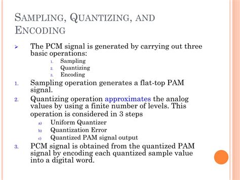 Ppt Pulse Code Modulation Powerpoint Presentation Free Download Id