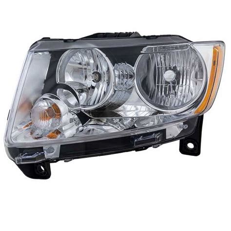 Capa For 11 12 13 Grand Cherokee Laredo Ex Headlight Headlamp Wbulb
